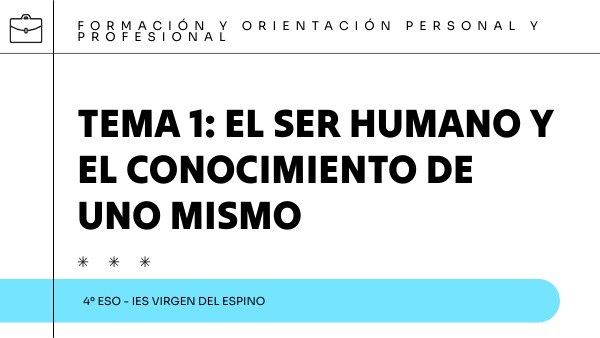 FOPP_Tema 1 | Genially