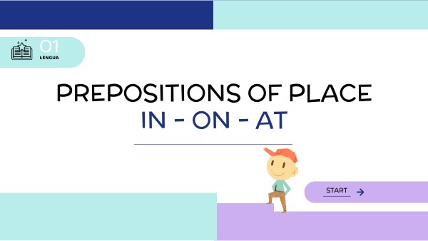 Prepositions of Place: at, in, on | Genially