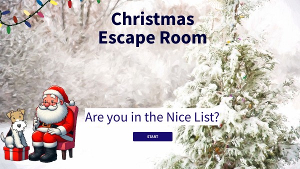 Christmas ESCAPE ROOM | Genially