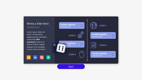 Basic interactive presentation