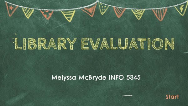 INFO 5345 Library Evaluation