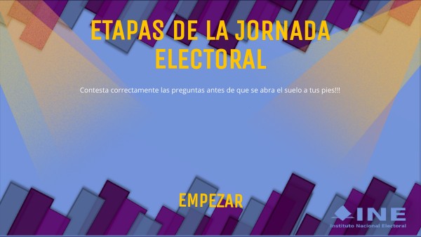 ETAPAS DE LA JORNADA ELECTORAL