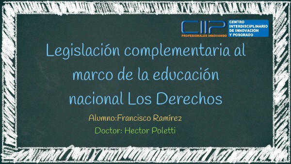 Legislación complementaria | Genially