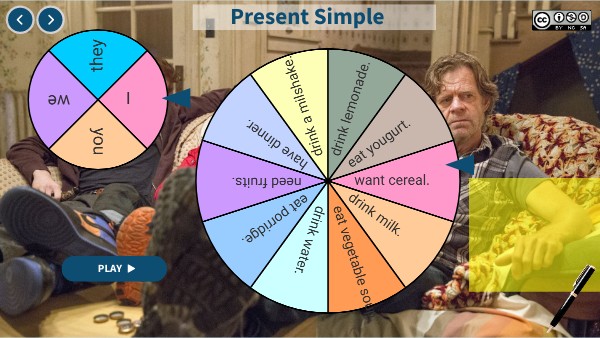 present simple I,you,we,they+food vocabulary | Genially