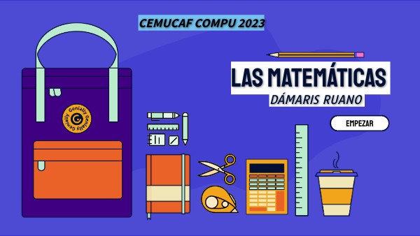 Presentación de las Matemáticas