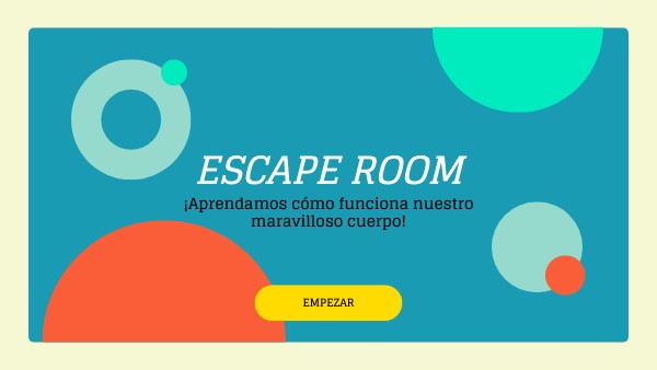 ESCAPE ROOM CUERPO HUMANO | Genially