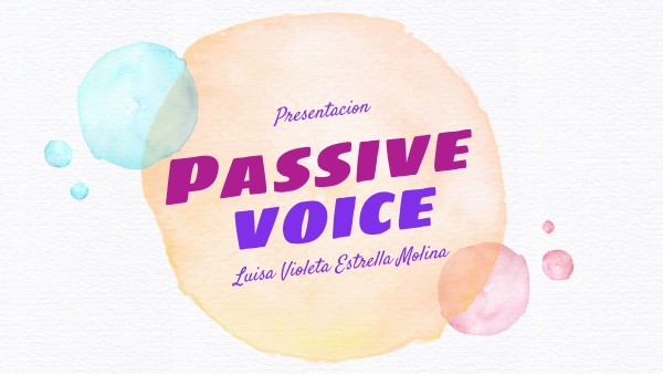 Passive voice