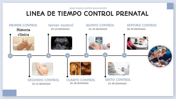 linea te tiempo cuidado prenatal | Genially