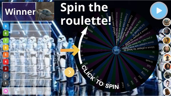 Spinner of Irregular Verbs