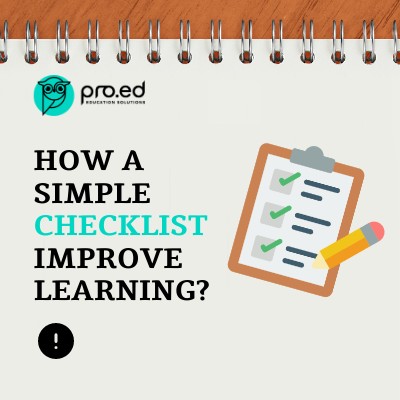 How checklists improve learning?