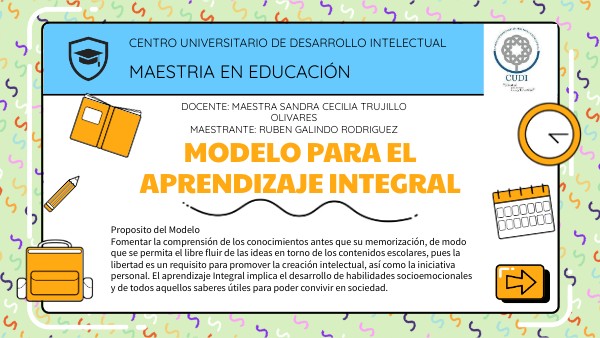 Rasgos del Modelo para el Aprendizaje Integral | Genially