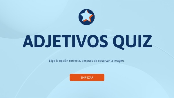 ADJETIVOS QUIZ | Genially
