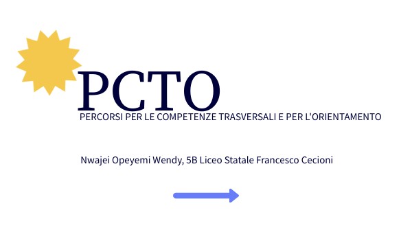 PRESENTAZIONE PCTO