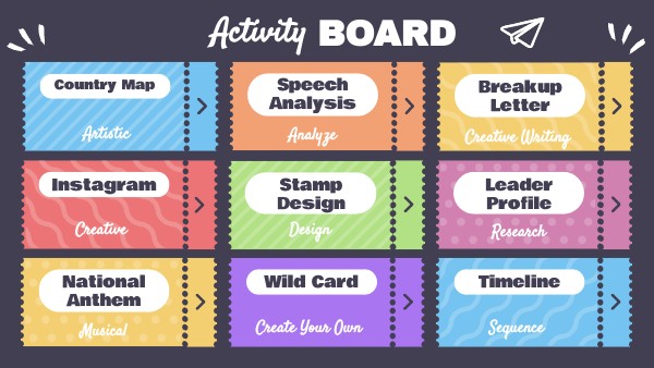 Decolonization Choice Board