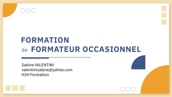 Support formation FFO | Genially