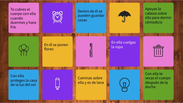 Descripción de objetos | Genially