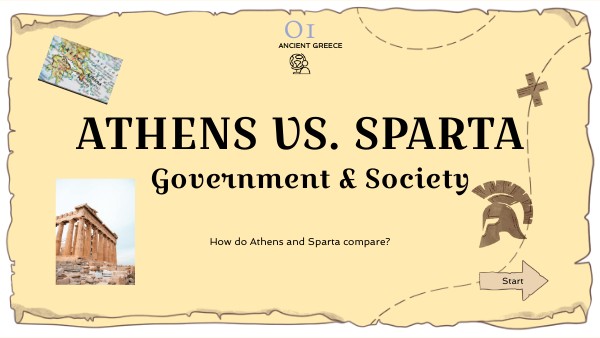 Athens v. Sparta | Genially