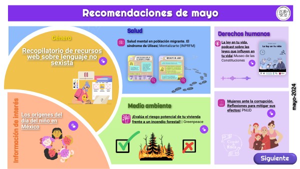 Recomendaciones mayo 2024 | Genially