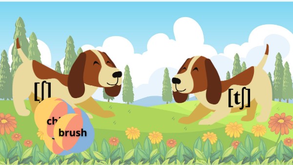 reading dogs with ch and sh genially