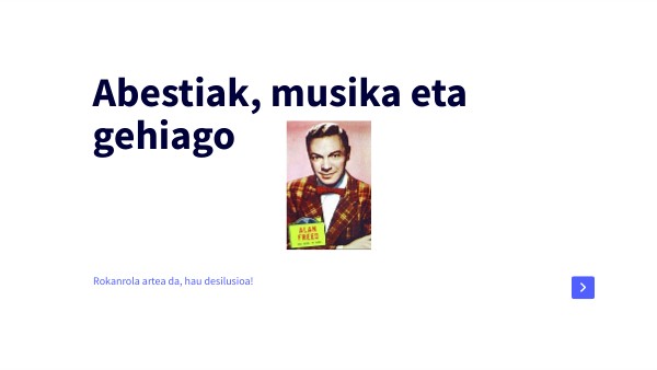 Abestiak, musika baino gehiago