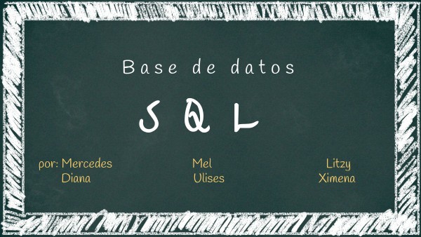 BASE DE DATOS SQL