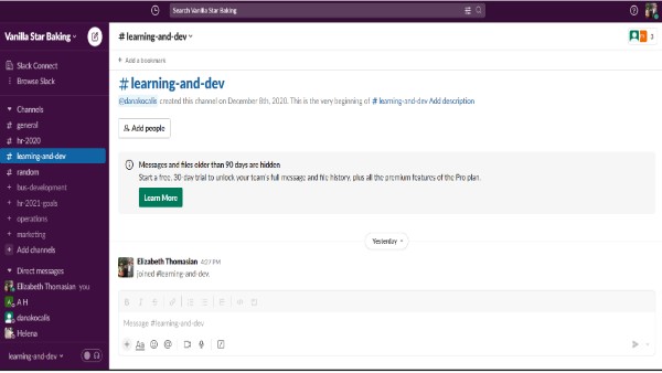 Slack 101 Rise Course