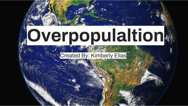 Overpopulation Impact the natural processes