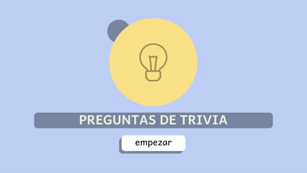 PREGUNTAS DE TRIVIA