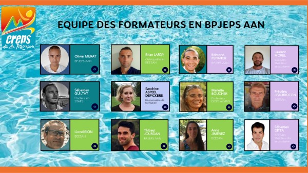 Equipe des formateurs BPJEPS AAN CREPS REUNION | Genially