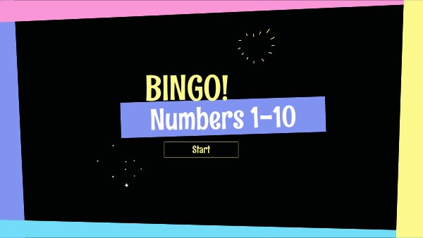 BINGO 1-10 | Genially