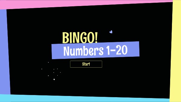BINGO 1-20 | Genially