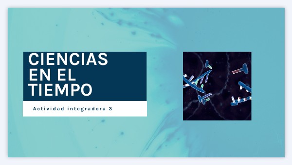 la ciencia en el tiempo :)