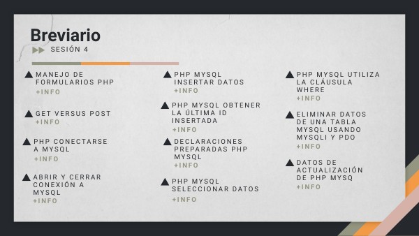 Programación web - breviario s4 | Genially