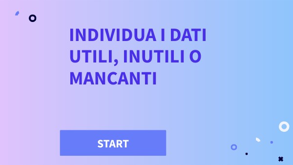 Caccia ai dati | Genially