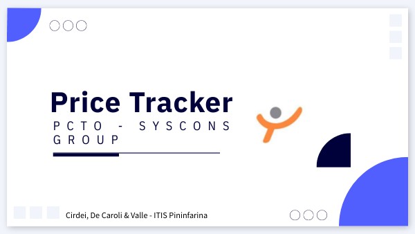 Price Tracker - Cirdei, De Caroli & Valle