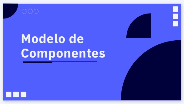 Modelo de Componentes