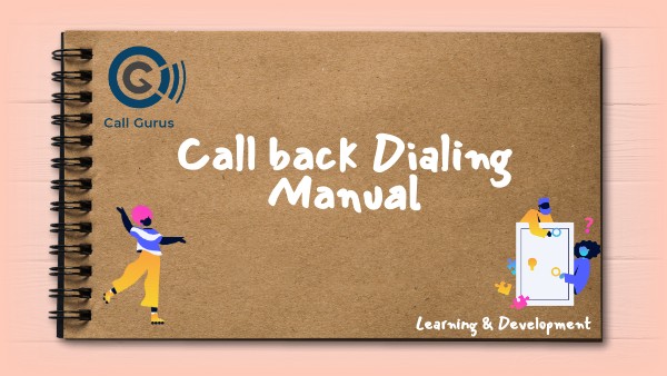 Callback Dialing manual/Aragon