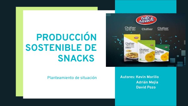 PROYECTO BIO COMERCIO - PRODUCCIÓN SOSTENIBL DE SNACKS | Genially