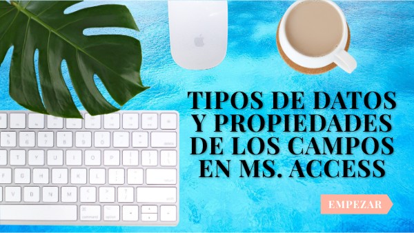 Tipos de datos y propiedades de los campos en Ms. Access | Genially