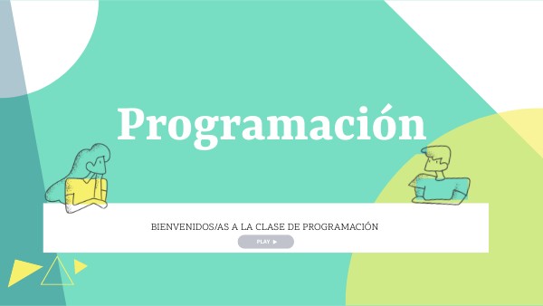 PRESENTACION PROGRAMACION