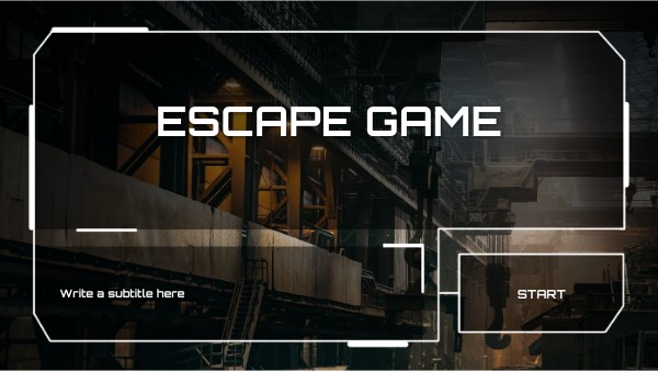 FACTORY ESCAPE GAME | Genially