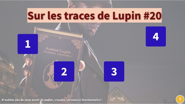 Sur les traces de Lupin #20