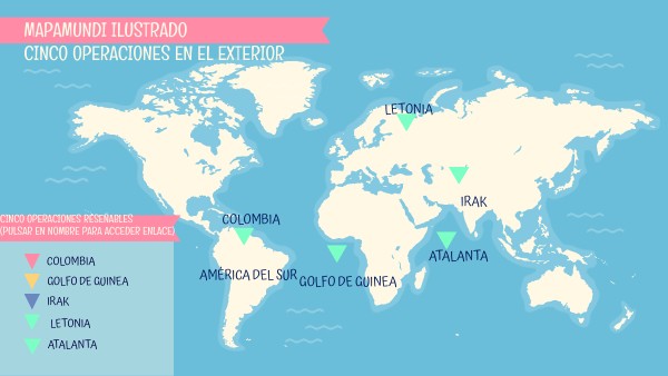 MAPAMUNDI ILUSTRADO CINCO OPERACIONES | Genially