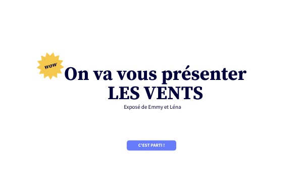Les vents | Genially