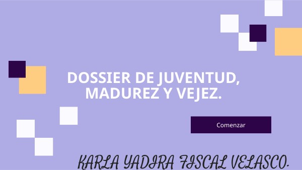 QUIZ de juventud, madures y vejez. | Genially