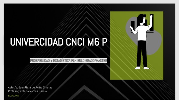 M6 Probabilidad y estadística FLN E Proyecto modular Proyecto modular | Genially