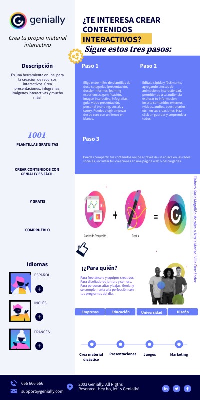 ONE PAGER VERTICAL GENIAL