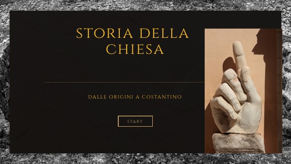 STORIA DELLA CHIESA I