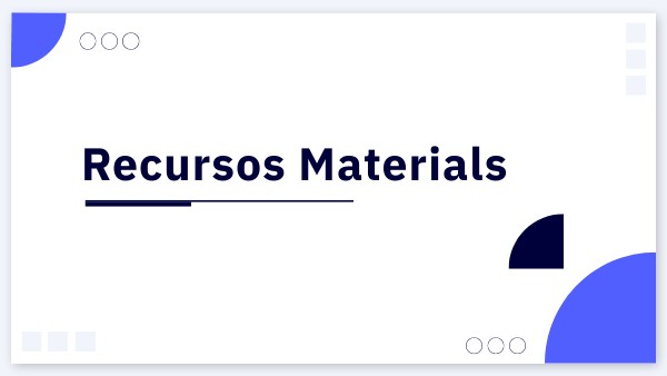 Recursos materials_Mobiliari, de material, material didàctic | Genially