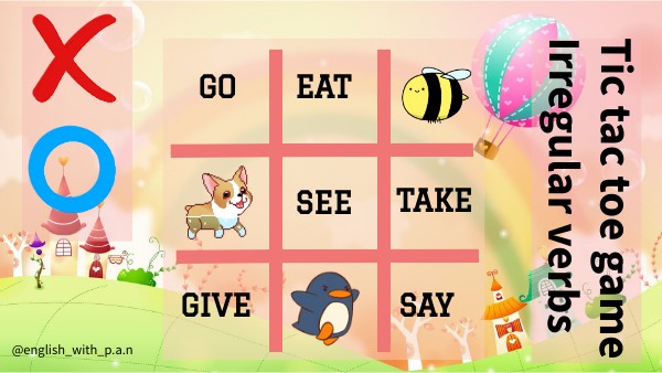 Tic tac toe irregular game